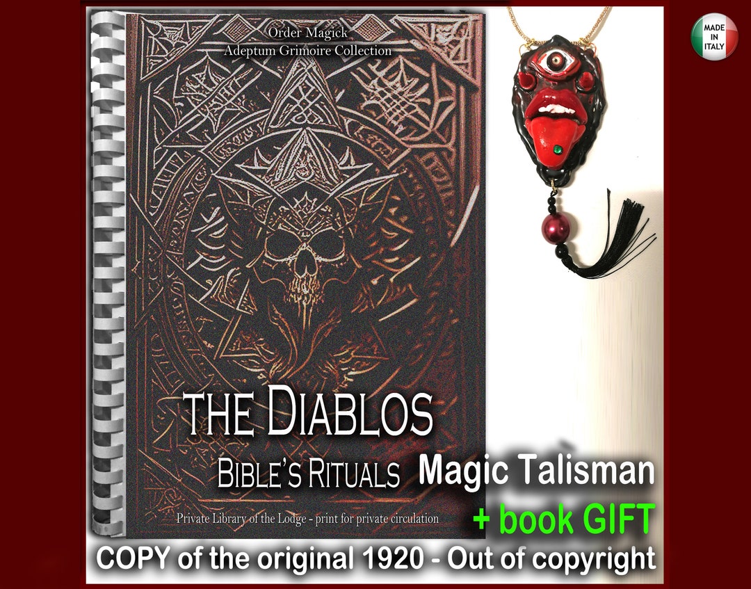 Satanic Grimoire, Black Magic Luciferian Book, Esoteric Satanism ...