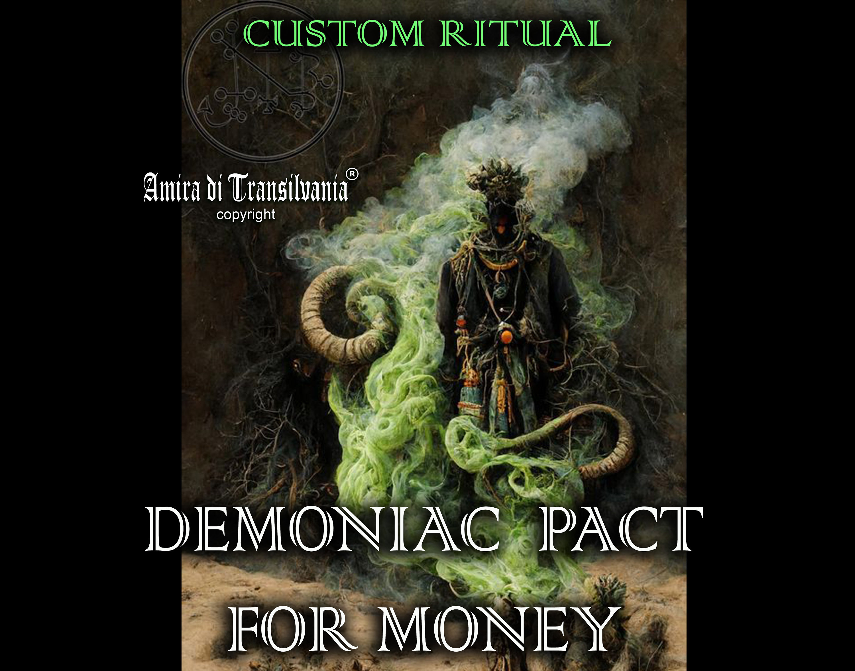 Demon King, Demon Queen Demoniac Pact for Money Dollars Spell Ritual ...