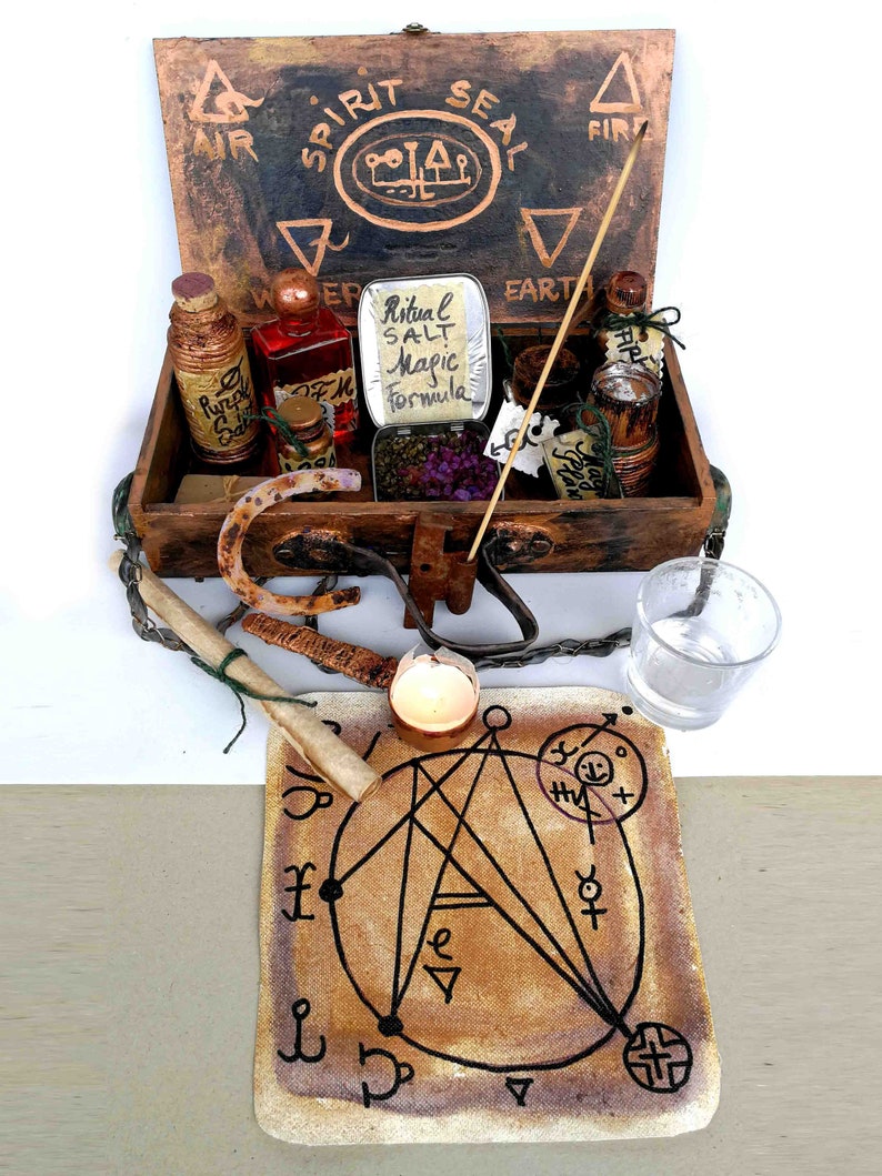 Magic Box Witchcraft Kit Witch Pagan Altar Starter Magick - Etsy