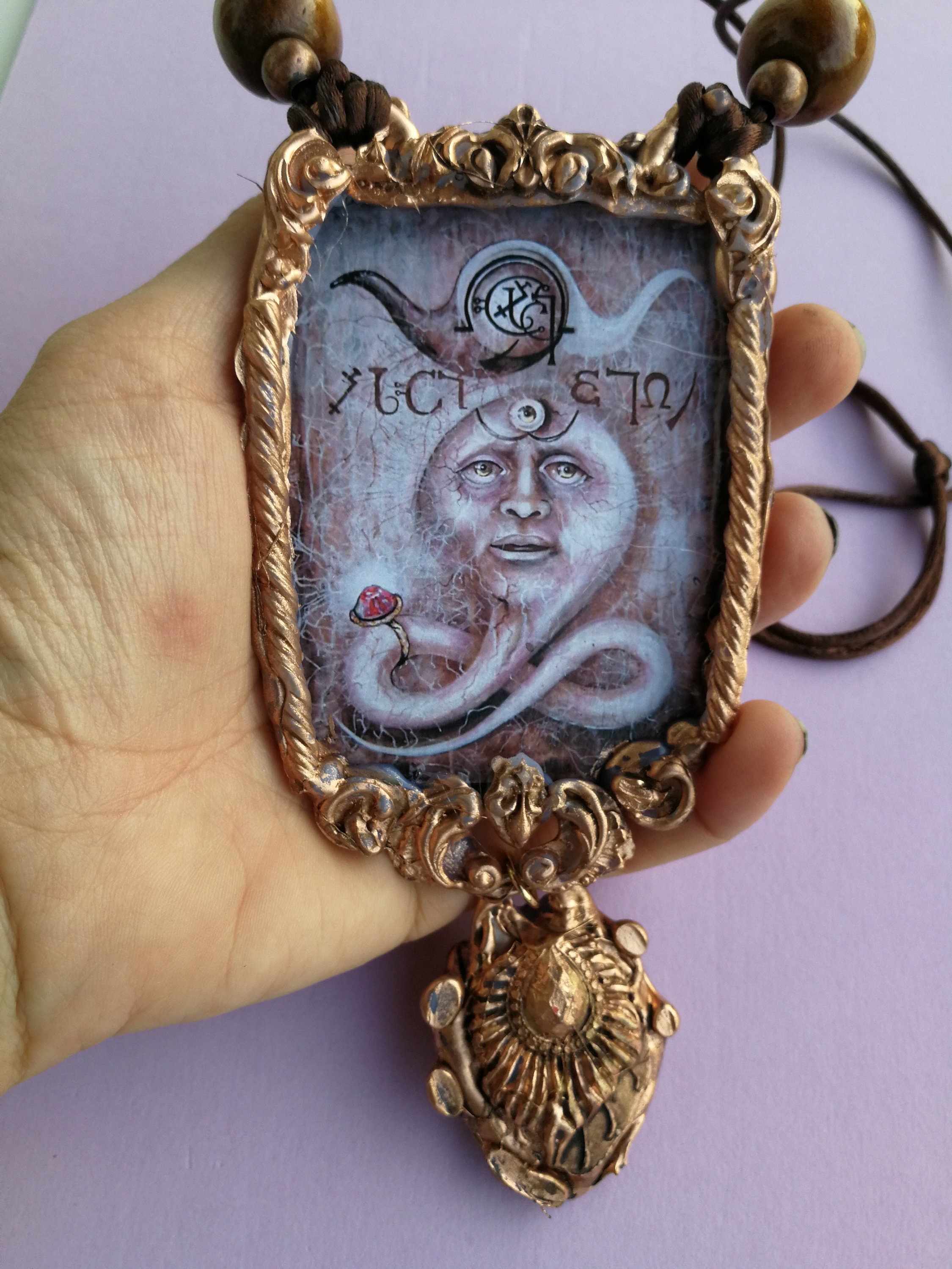 Ars Goetia Talisman Agaliarept Demon Lemegeton Seal Amulet Pendant ...