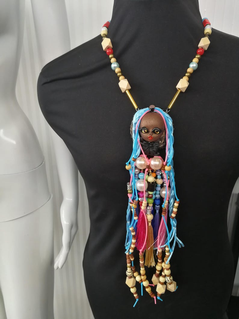 African Jewelry, Magic Ritual Talisman, Haunted Witchcraft Pendant ...