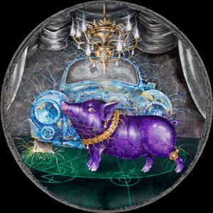 Good Luck Amulet, Pig Richness Symbol, Attraction Wealth Success Money ...