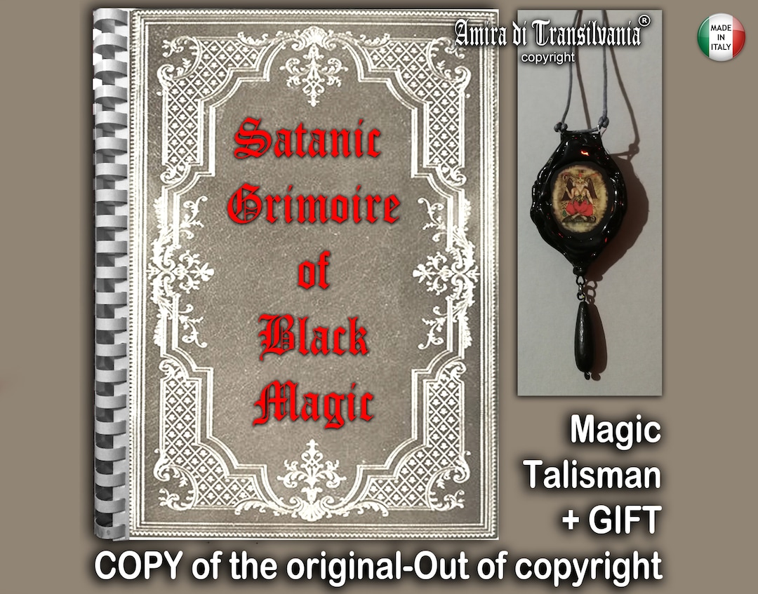 Satanic Grimoire, Black Magic Luciferian Book Esoteric Satanism ...