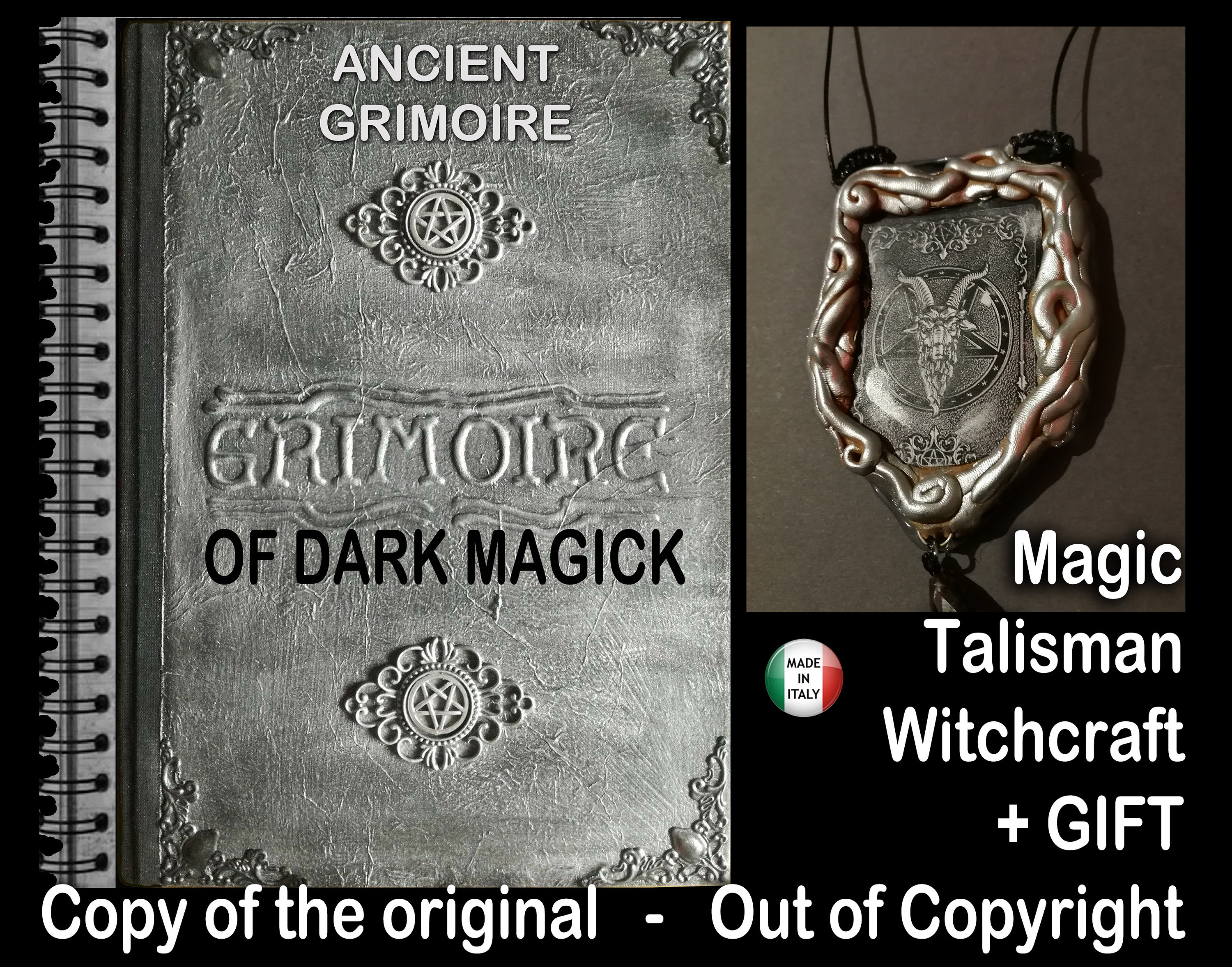 Forbidden Knowledge, Antique Book Manuscript Witchcraft, Occult ...