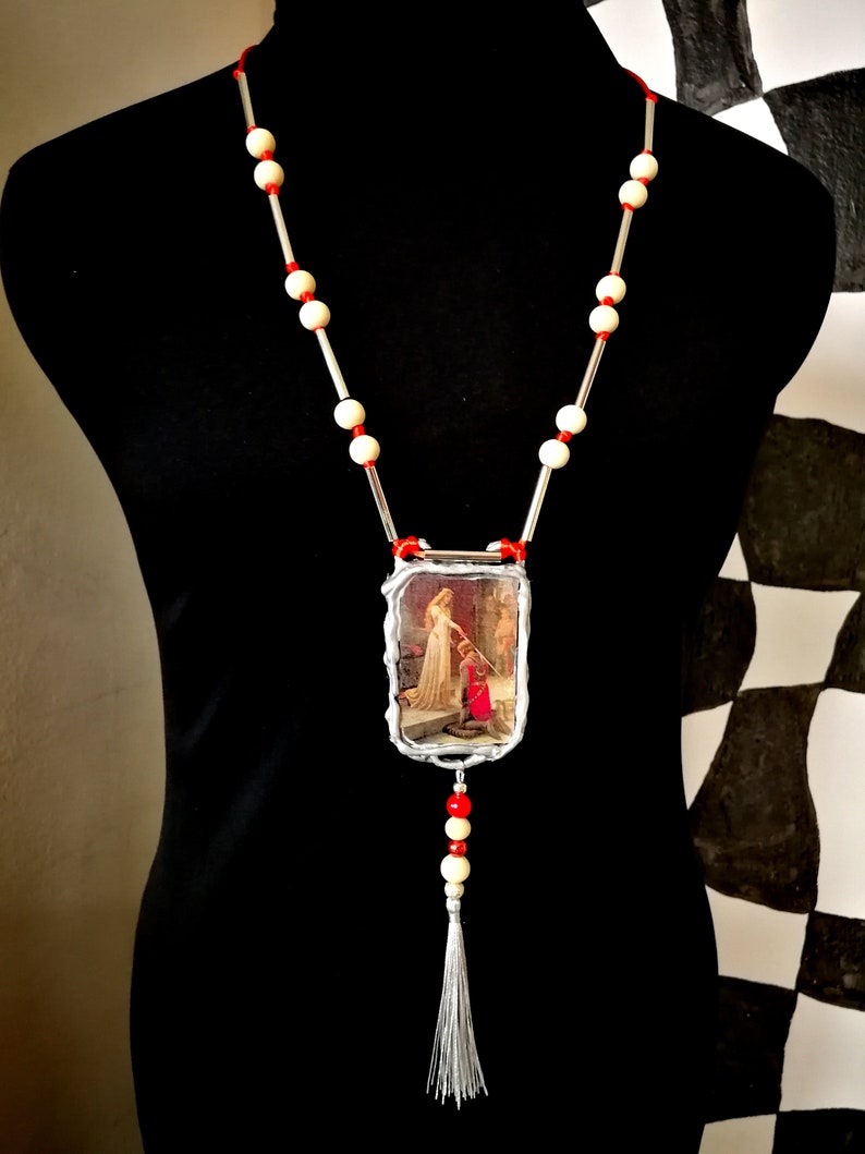Templar Sword Medieval Pendant, Princess Talisman Goth Jewel ...