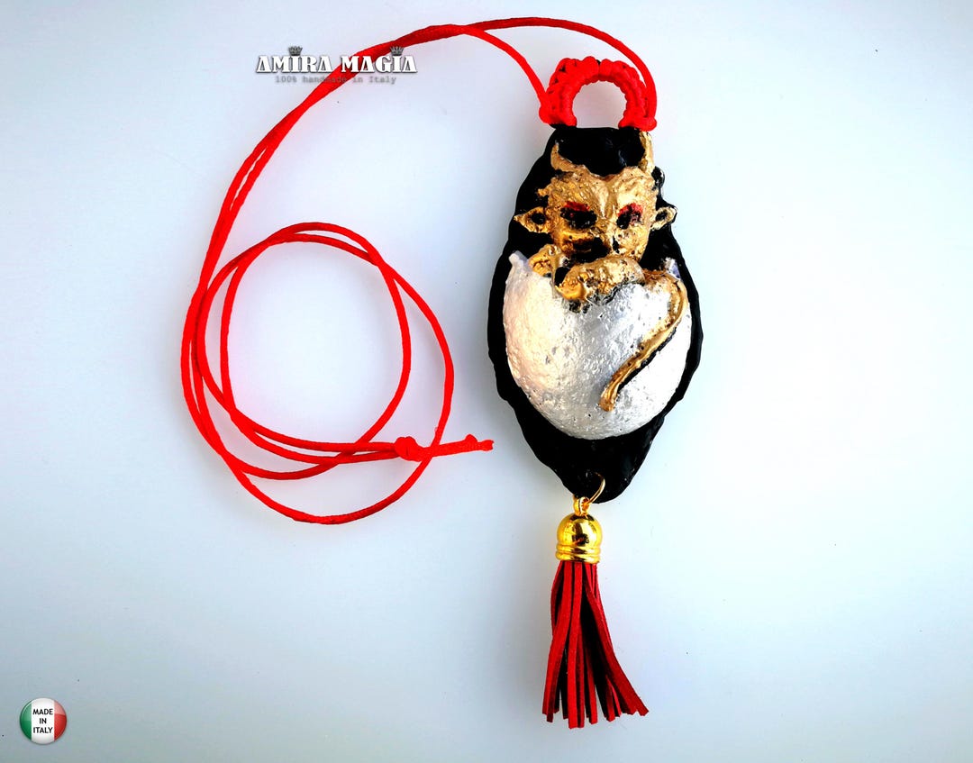 Dragon Crown, Satanic Necklace Pendant Evil Eye, Goth Jewel Satan ...