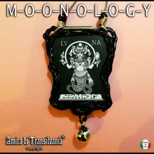 Abraxas Stone, Moon Magic Talisman, Gnostic Occult Symbol, Abraxas Seal ...