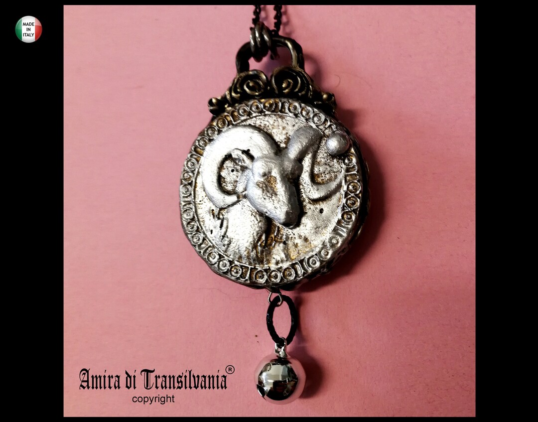 Sign of Aries Constellation, Star Horoscope Talisman Necklace, Zodiac ...