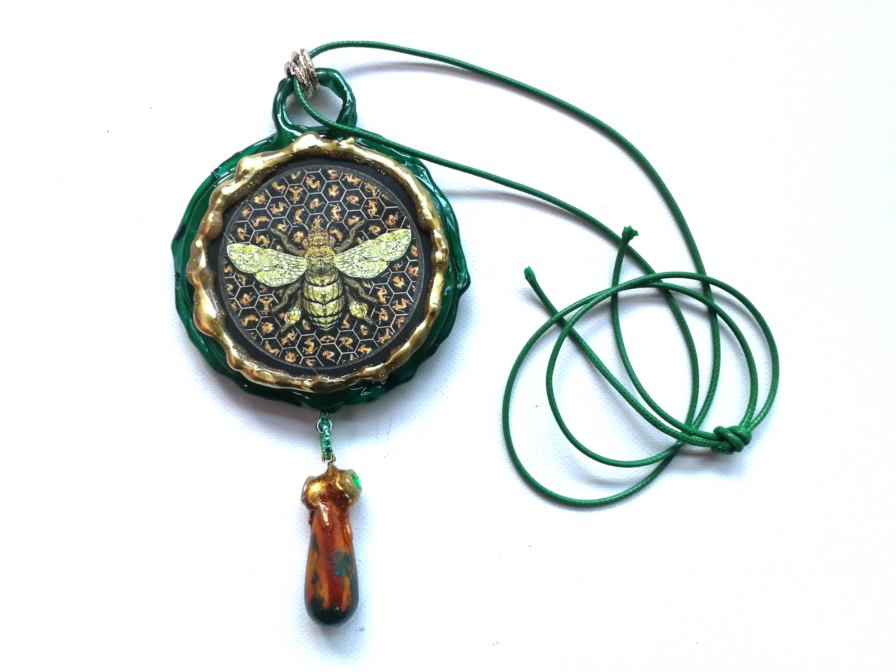 Green Witch, Witchcraft Symbol Pendant, Magic Evil Eye Talisman, Salem ...