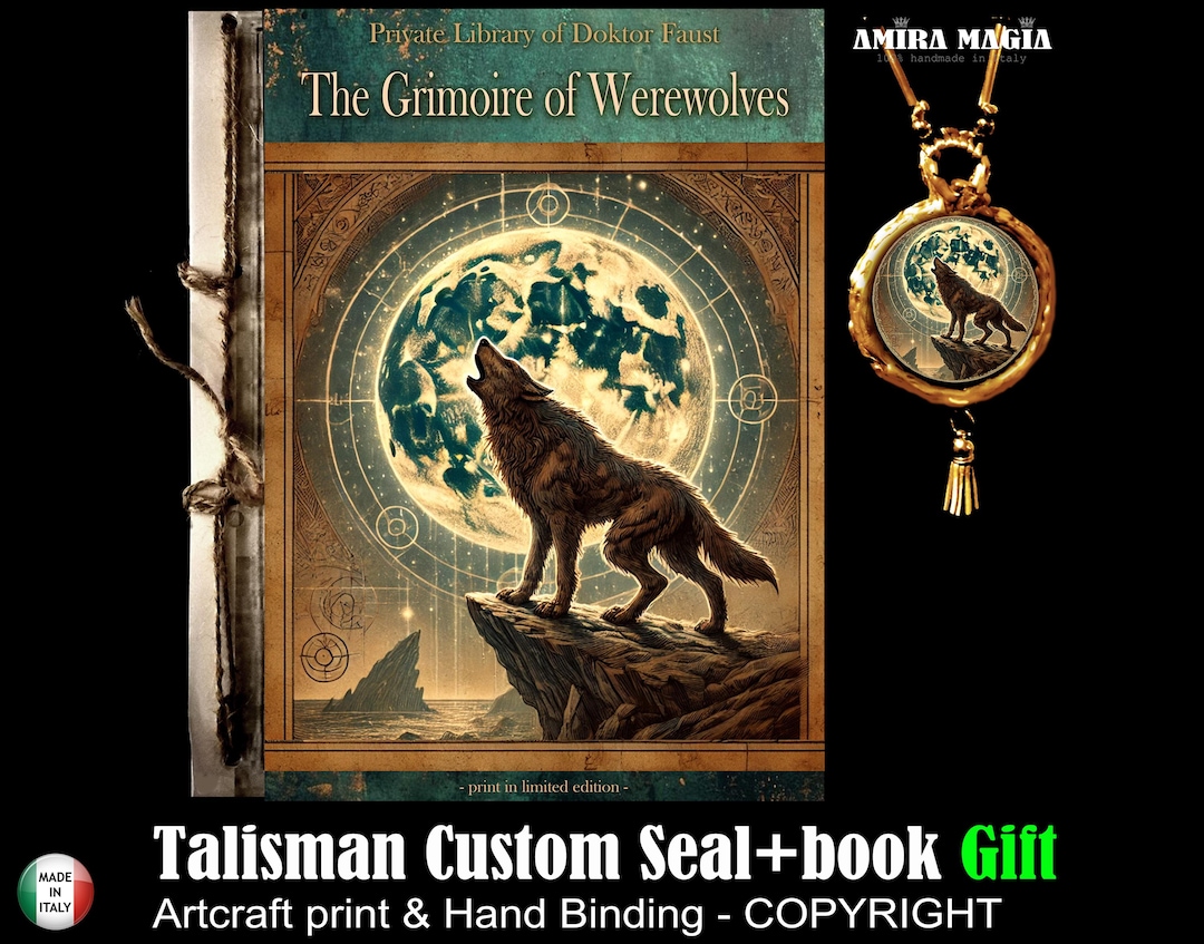 The Book of Werewolves, Magic Grimoire Transformation Wolf Magick ...