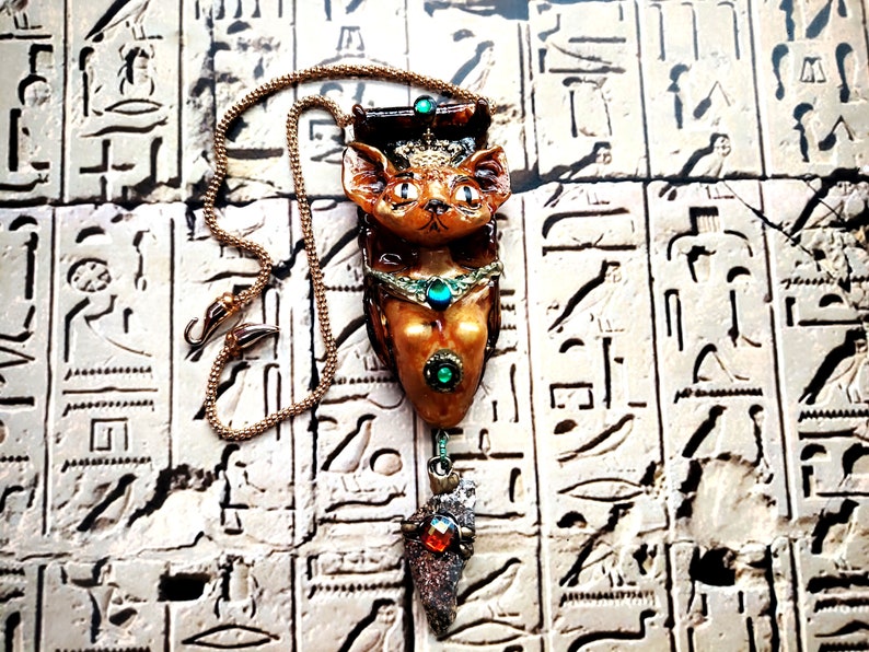 Egyptian God, Goddess Deity Bastet Cat, Magic Talisman Ancien Egypt ...