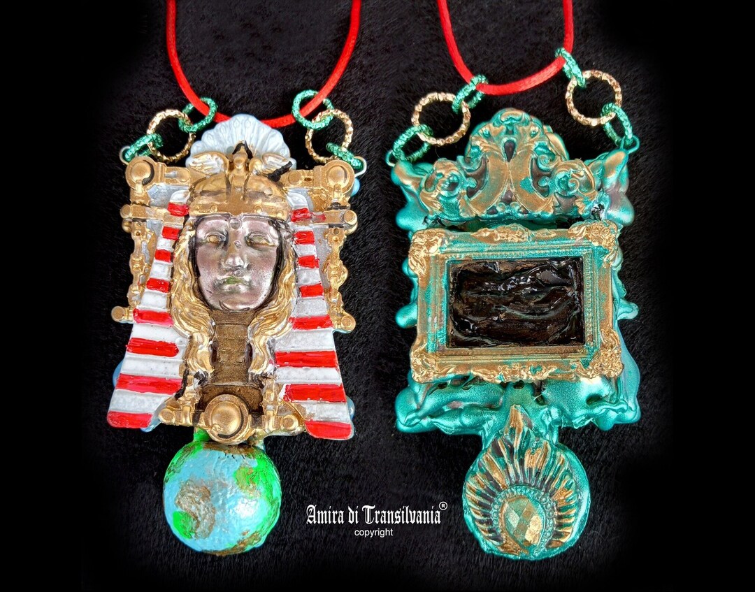 Maya Shaman, Necklace Native American Talisman Pendant, Boho Rustic ...