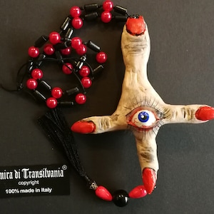 Satanic Necklace, Upside Down Cross, Antichrist Inverted Cross, Satanic ...