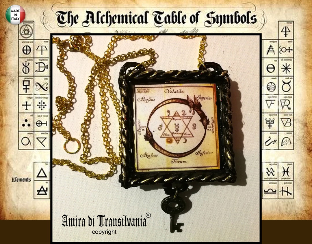 Alchemy Symbol, Talisman Witch Amulet Alchemist Witchcraft, Gothic ...