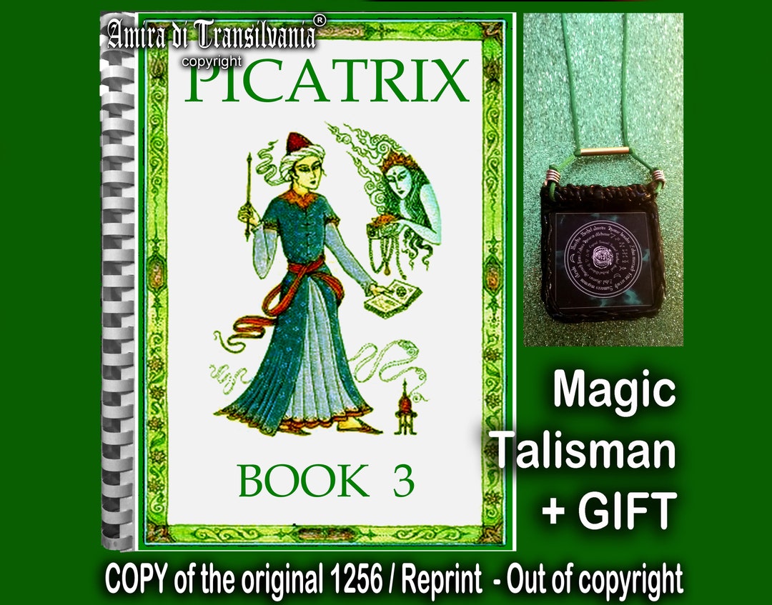 Forbidden Book, Picatrix Talisman Grimoire, Astrology Magician Occult ...