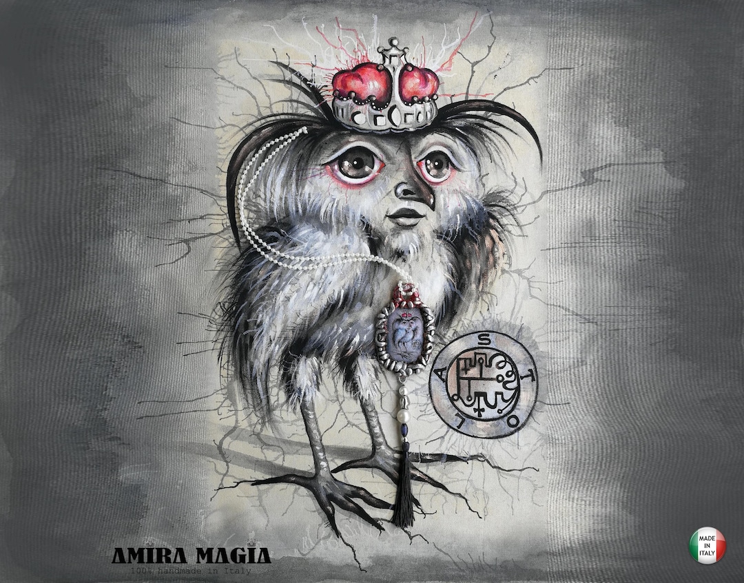 Stolas Demon, Protective Talisman, Owl Amulet, Evil Eye, Magic Power ...