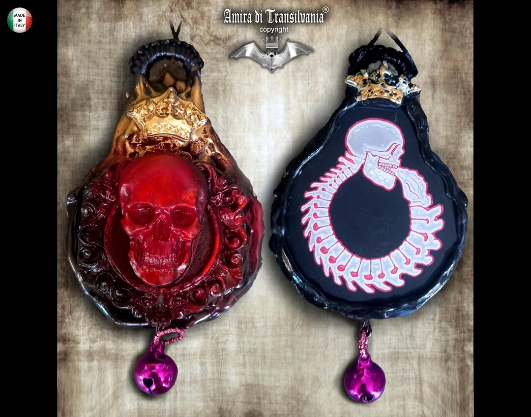 The Alchemist Talisman, Witch Symbols Amulet, Skull Ouroboros Snake ...