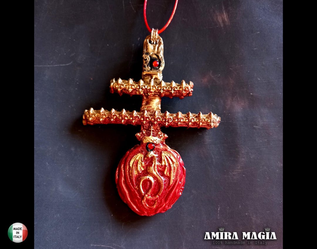 Dracula Talisman Bat Vampire, Gothic Cross Transylvania Necklace ...