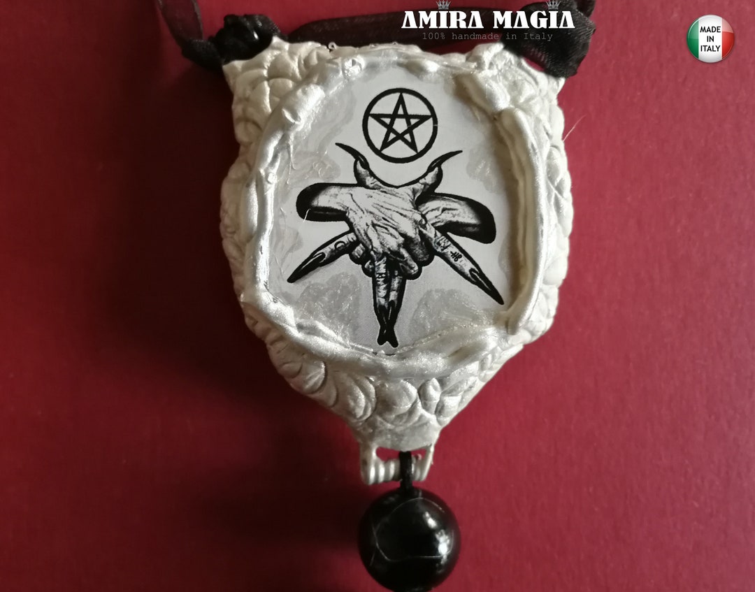Dark Witch Amulet, Inverted Pentagram Witchcraft Symbol, Magic Occult ...