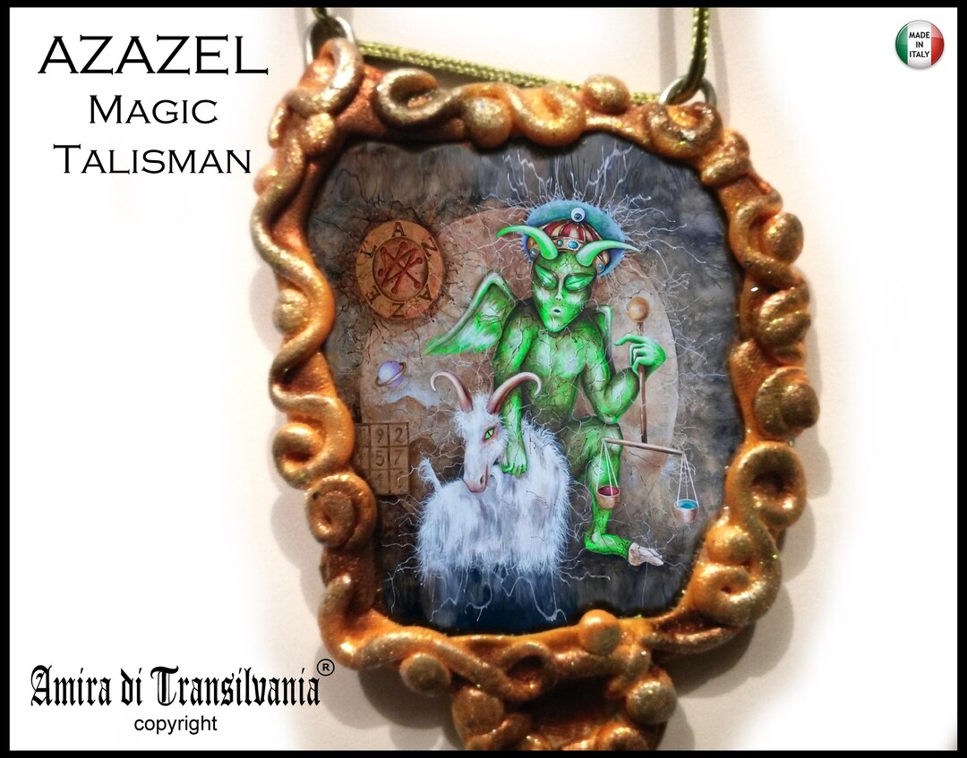 Azazel Demon, Magic Talisman Azazel Sigil, Protective Amulet Evil Eye ...