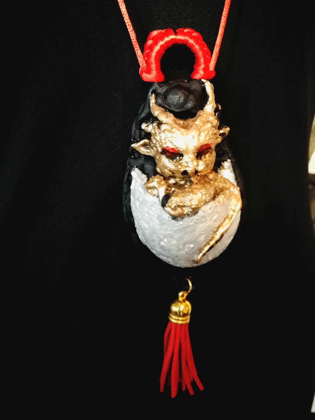 Dragon Crown, Satanic Necklace Pendant Evil Eye, Goth Jewel Satan ...