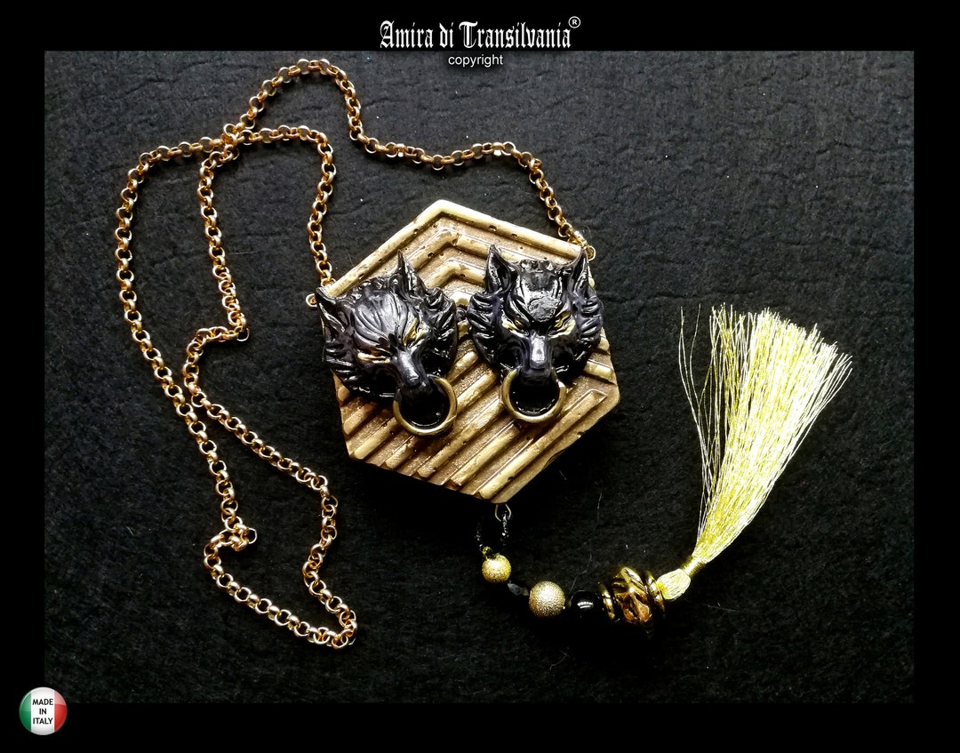 Spirit Guide Protection, Black Wolf Pendant Jewelry Charm, Wild Animals ...