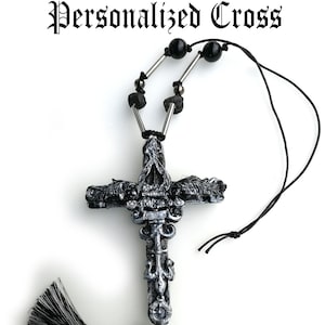 Gothic Cross, Steampunk Crucifix Templar Symbols, Rosicrucian Witch ...