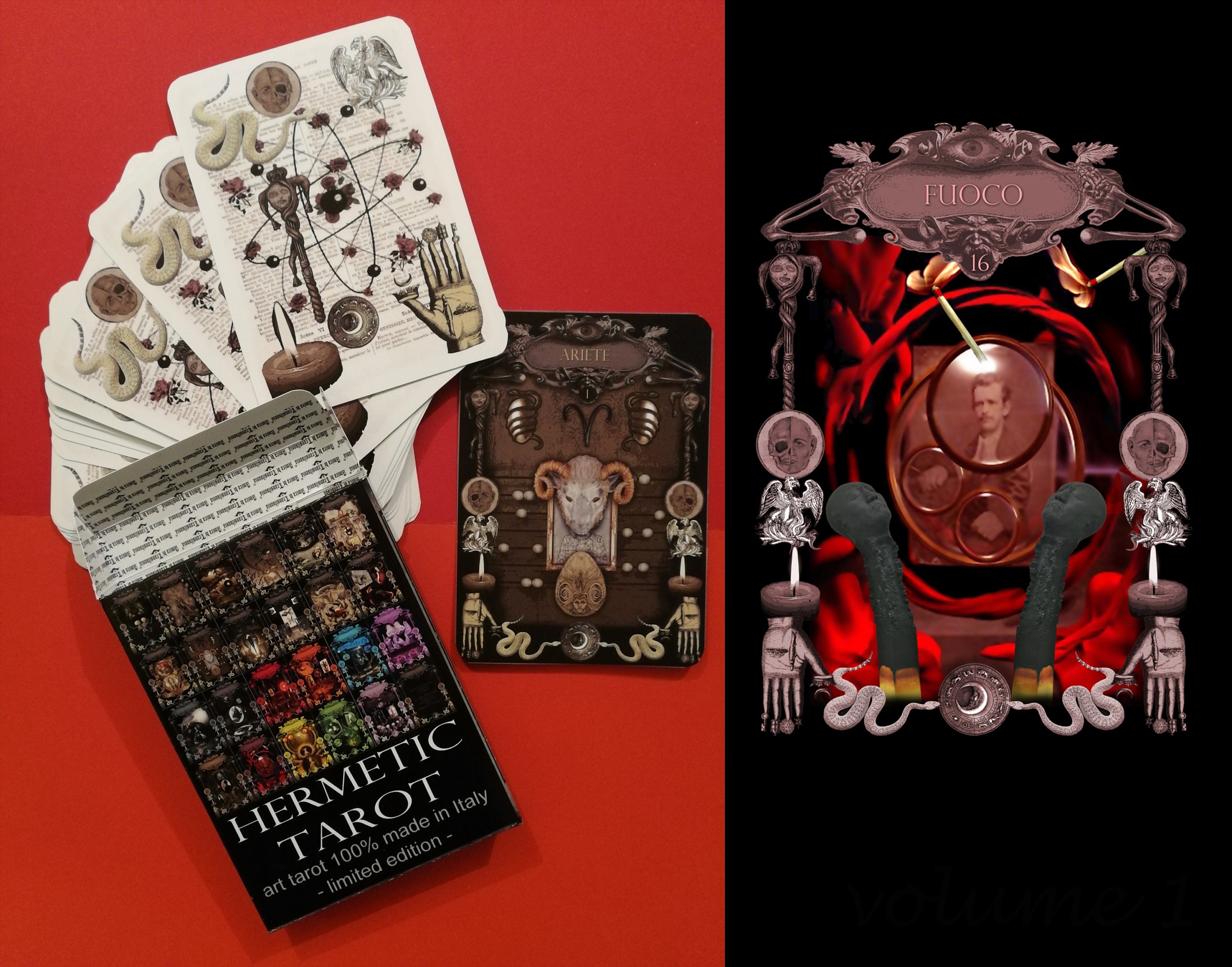 Hermetic Tarot Magic Cards Deck Major Arcana Wicca Tarot - Etsy