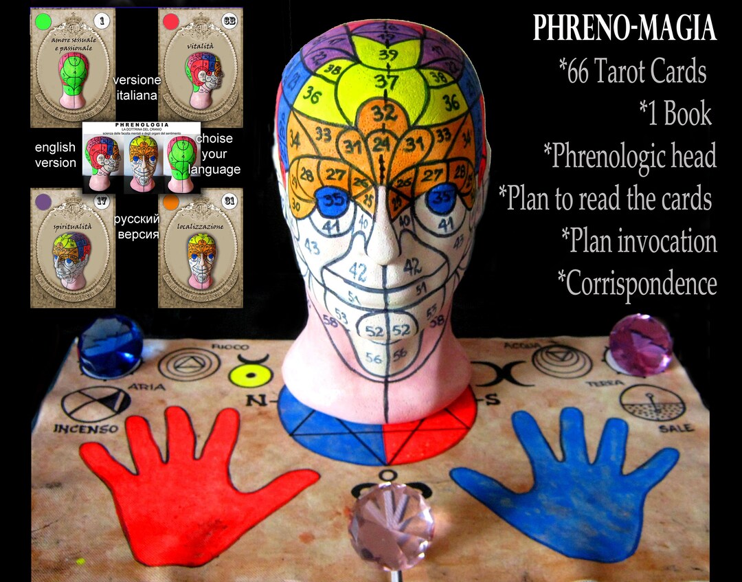 Mind Map, Phrenology, Medical Head, Tarot Card, Book Guide, Anatomy ...