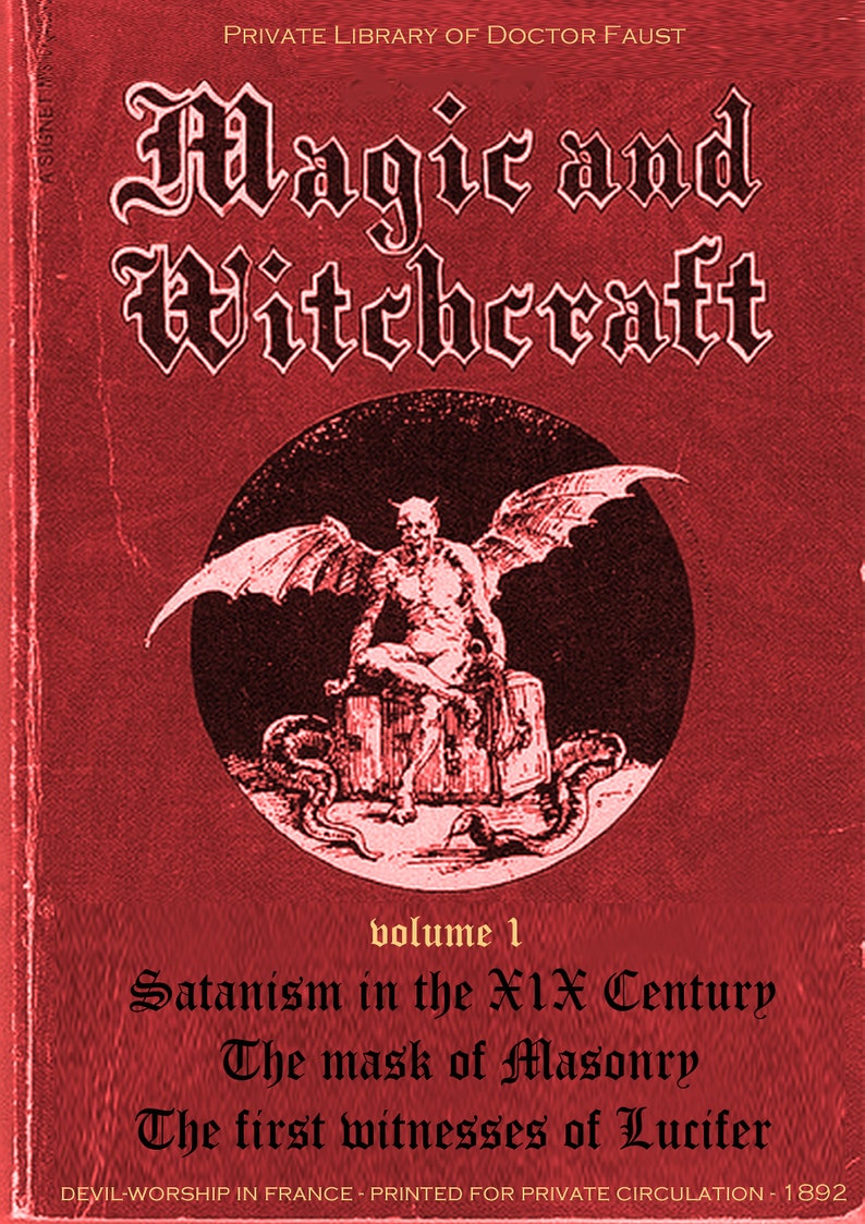 Antique Book, Occult Magic Esoteric Occultism, Witchcraft Grimoire ...