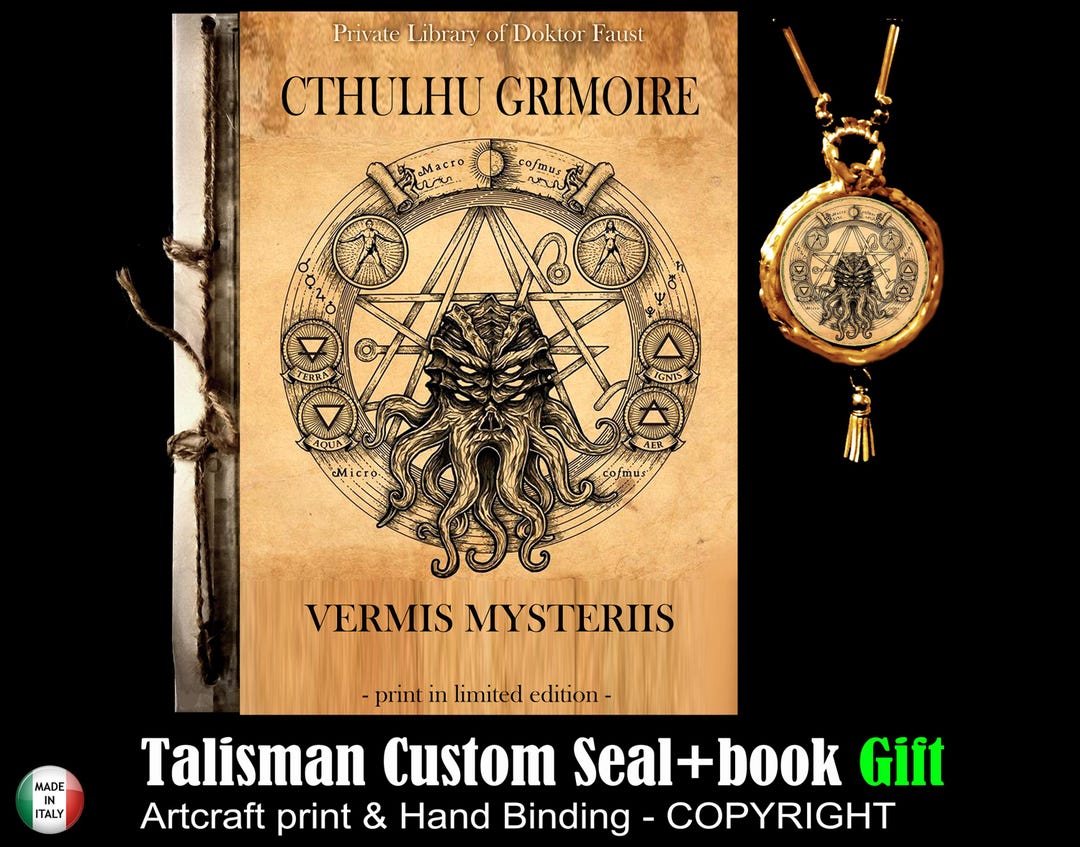 Ancient Manuscripts, De Vermis Mysteriis Handcraft Copy Cthulhu ...