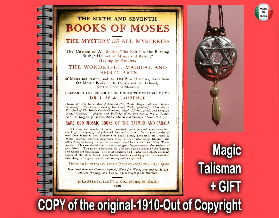 Antique Old Magic Book Occult Black Magic Rituals, Esoteric Sorcery ...