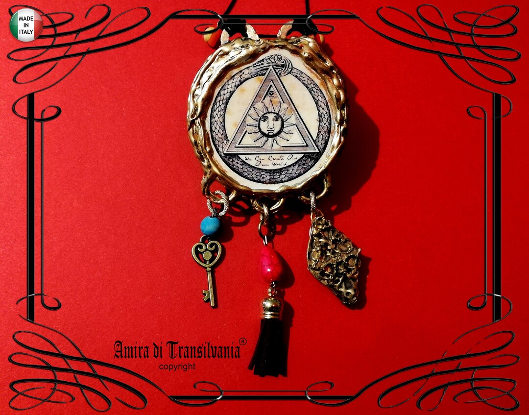The Alchemist, Magic Talisman Witchcraft Symbols Amulet, Alchemy Sun ...