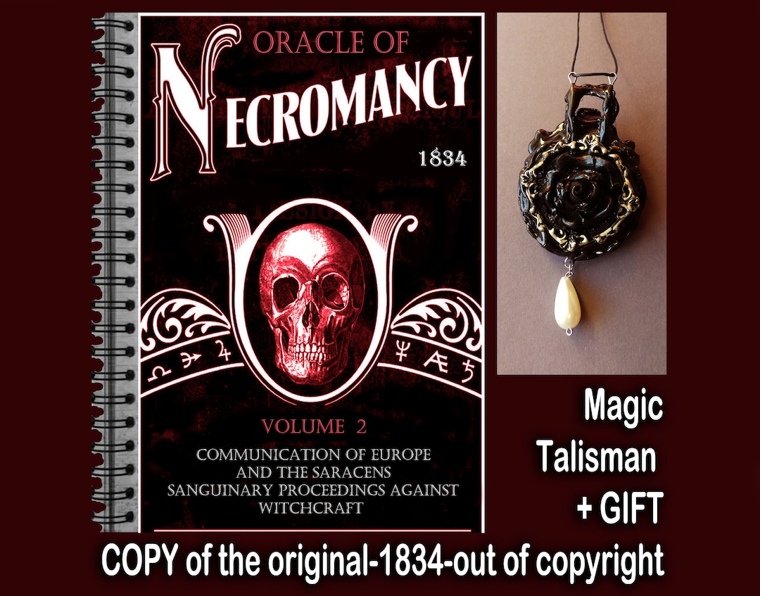 Necromancy Book, Antique Occultism Esotericism History, Occult Dark ...