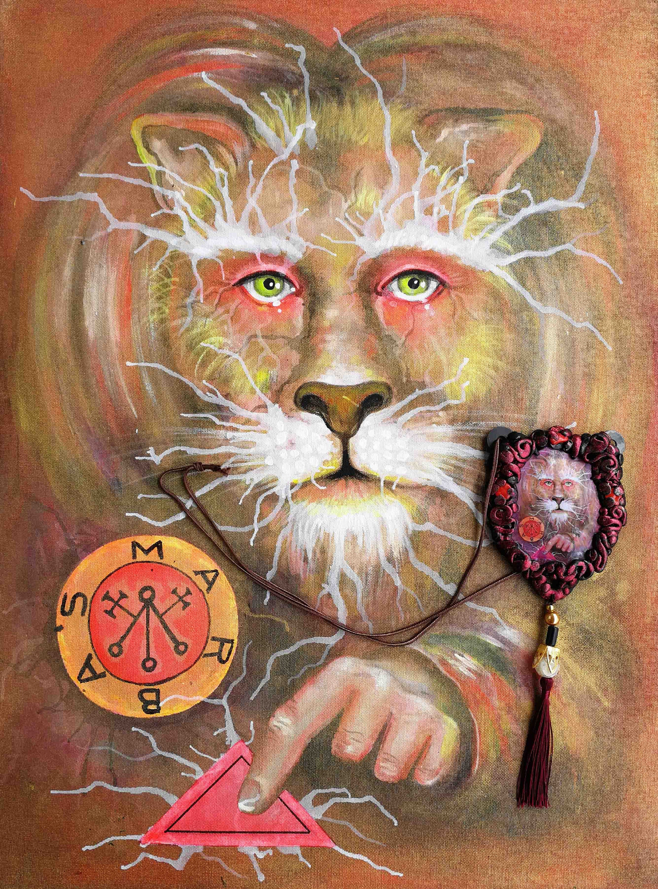 Marbas Demon, Protective Talisman, Lion Amulet, Evil Eye, Magic Power ...