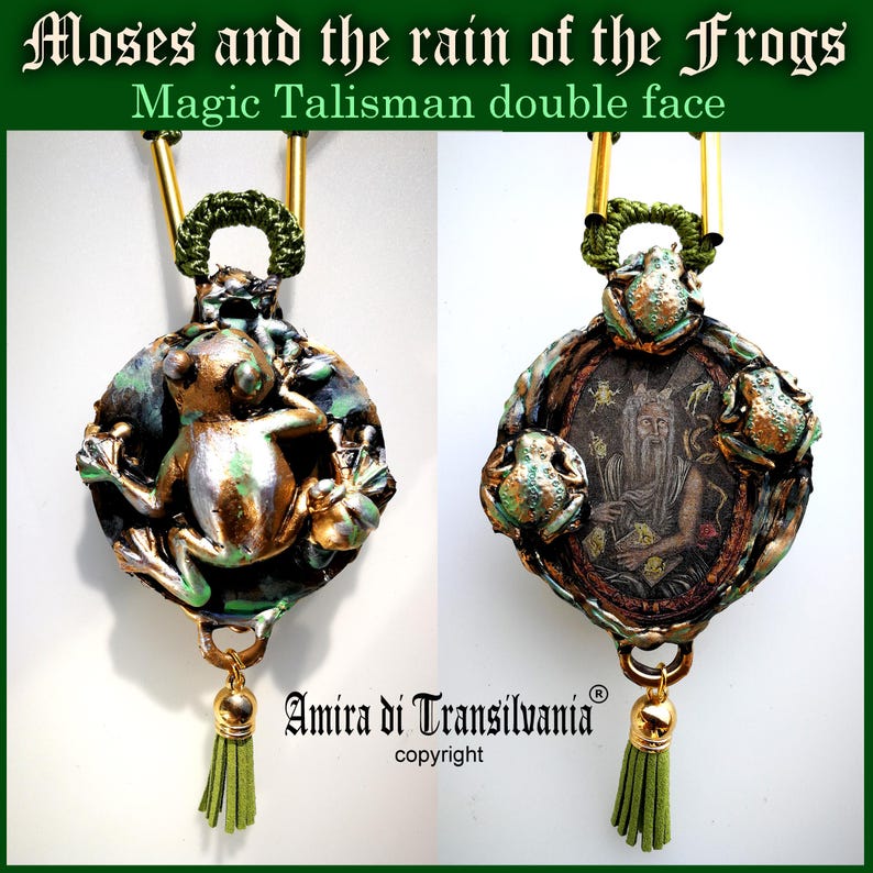 Green Tree Frog, Poison Dart Frog, Witch Jewelry Amulet Pendant ...