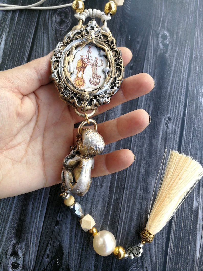 The Alchemist, Paracelsus Homunculus Amulet, Esoteric Knowledge ...