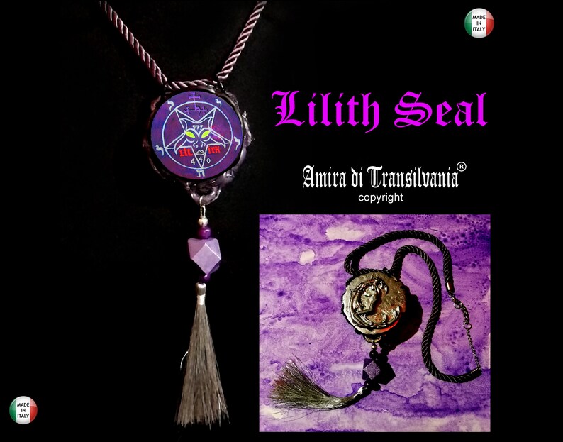 Lilith Goddess, Dark Ritual Spell, Lilith Sigil Amulet, Magic Feminine ...