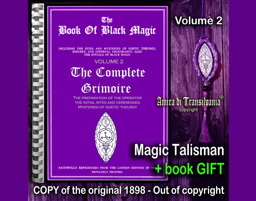 Antique Book Ritual, Theurgy Gnostic Ceremonial Magic, Satanic ...