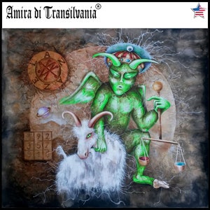 Azazel Demon, Magic Talisman Azazel Sigil, Protective Amulet Evil Eye ...