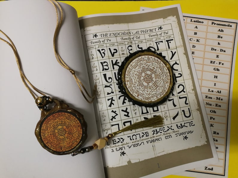 Enochian Magic Alphabet, Occult Symbol, Sigil Magick Seal, Secret ...