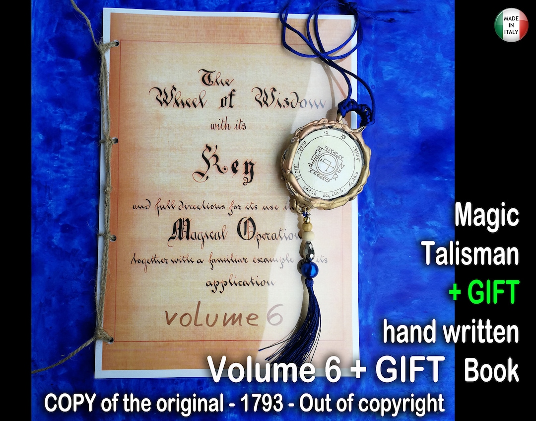 Handwritten Book Antique Manuscript Occult Black Magic Grimoire Magick ...