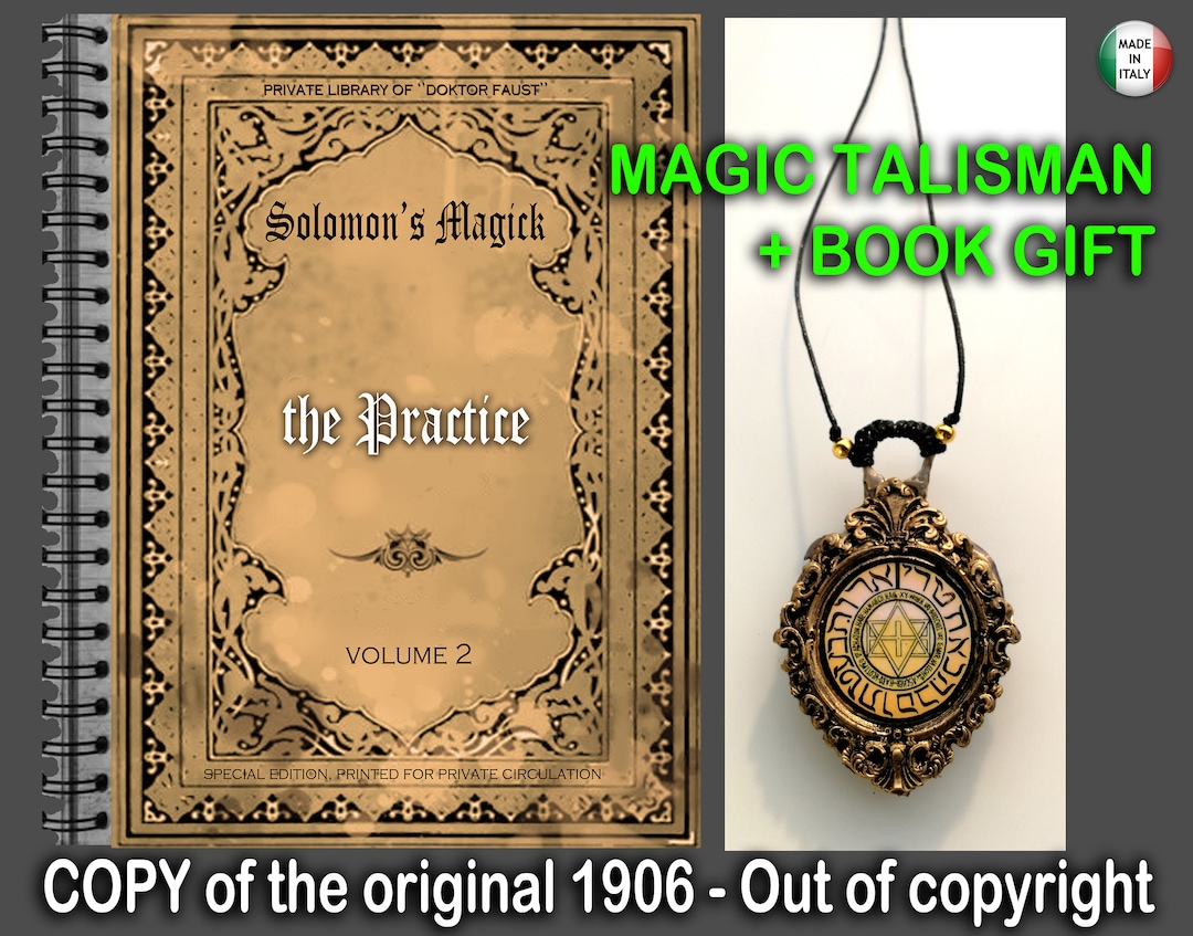 Antique Book Occult Magic Esoteric Occultism Witchcraft Grimoire ...