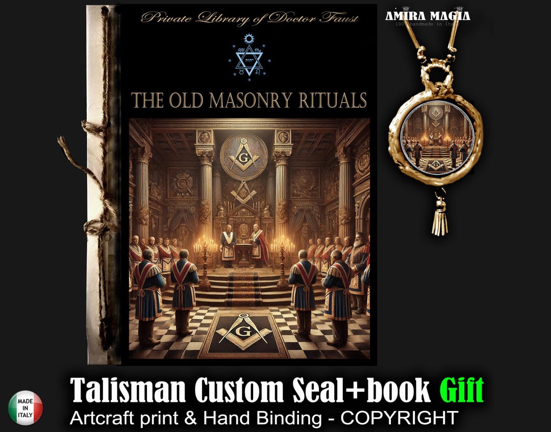 Brotherhood Books, Masonic Ritual Esoteric Magic Symbols, Freemason ...