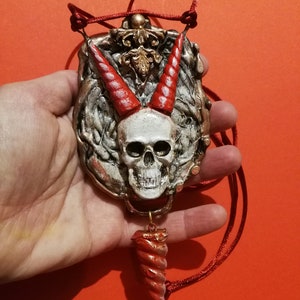Satanic Talisman Sigil of Baphomet Magic Templar, Magick Devil Horn ...