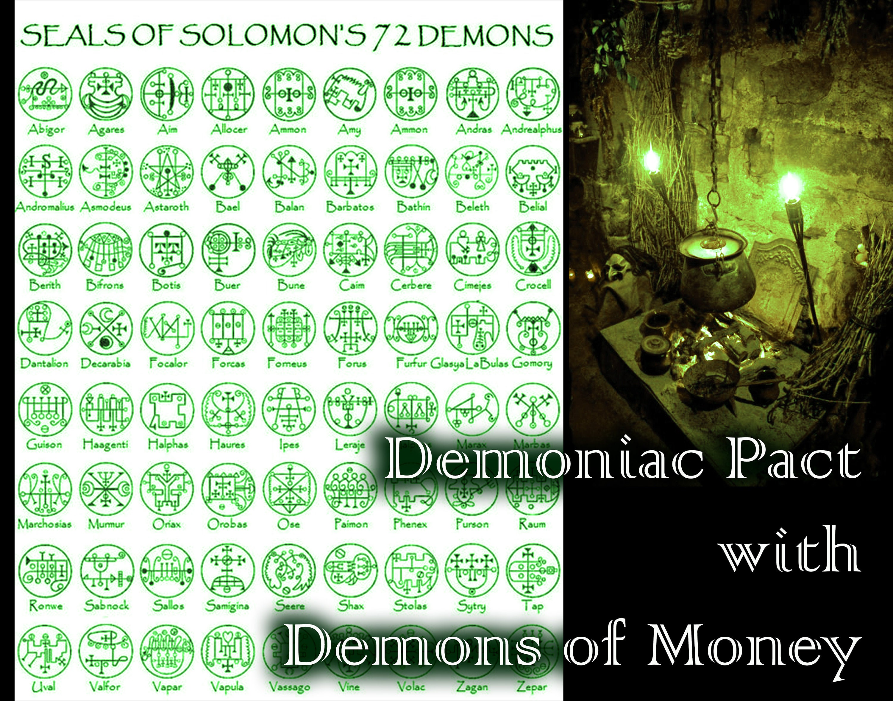Demoniac Pact, Money Spell, Money Ritual, Magic Spell, Demon King ...