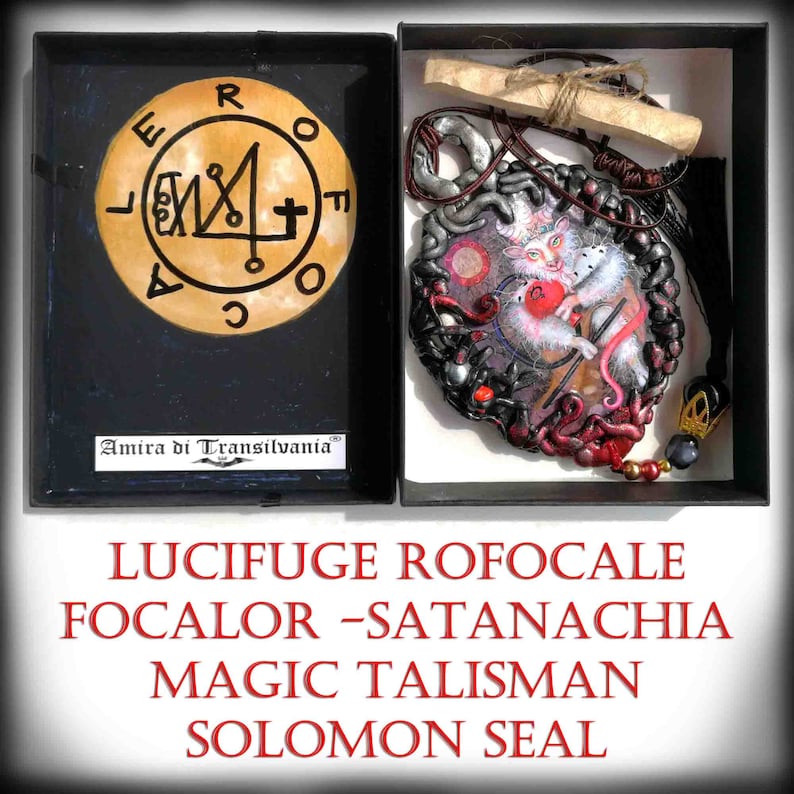Focalor Demon, Protective Talisman, Amulet, Evil Eye, Magic Power, Goth ...