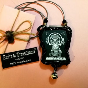 Abraxas Stone, Moon Magic Talisman, Gnostic Occult Symbol, Abraxas Seal ...