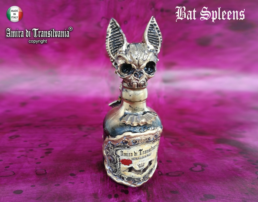 Apothecary Vintage Bottle, Magic Potion Bat Vampire Elixir of Life ...