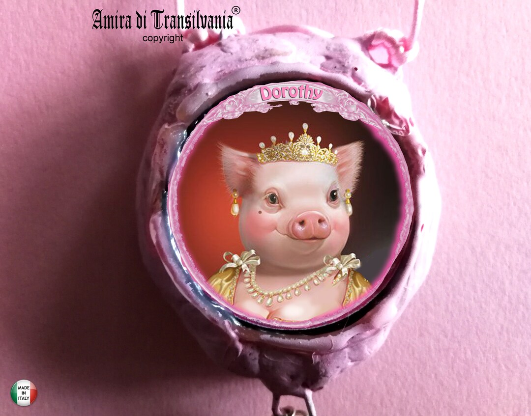 Good Luck Amulet, Pig Richness Symbol, Magic Power Talisman Pendant Pig ...
